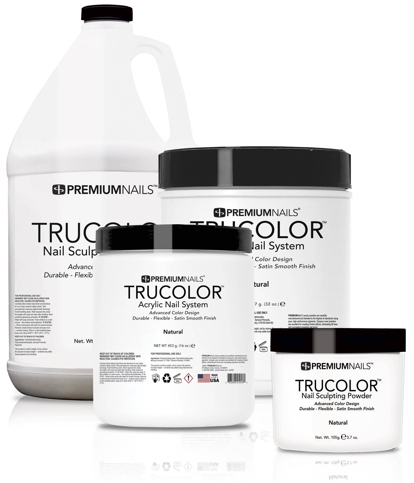 Natural - TRUCOLOR Nail Sculpting Powder – Premium Nails