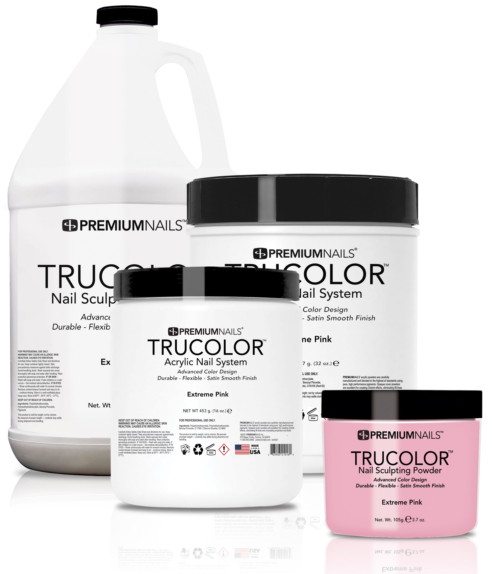 Extreme Pink - TRUCOLOR Nail Sculpting Powder – Premium Nails